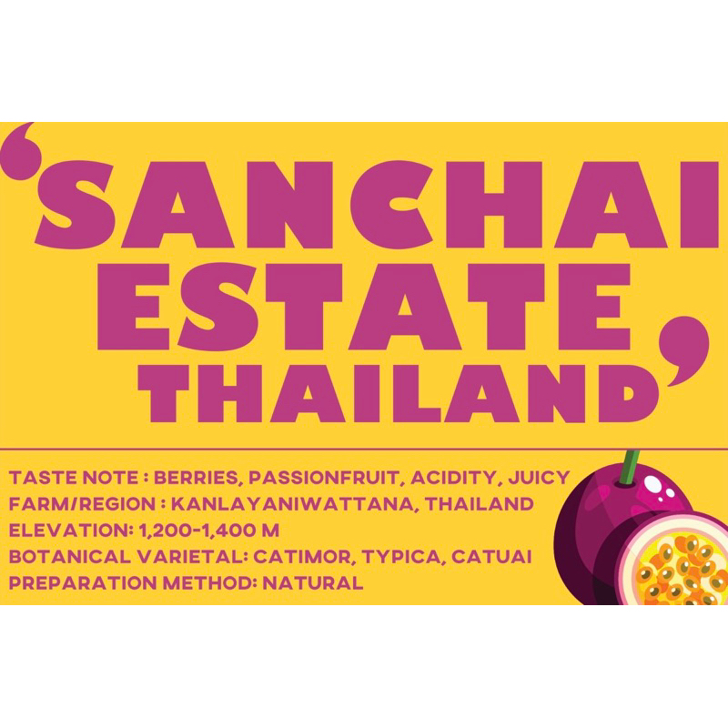 SANCHAI ESTATE THAILAND Super Natural 100 g. (คั่วอ่อน) | Shopee Thailand