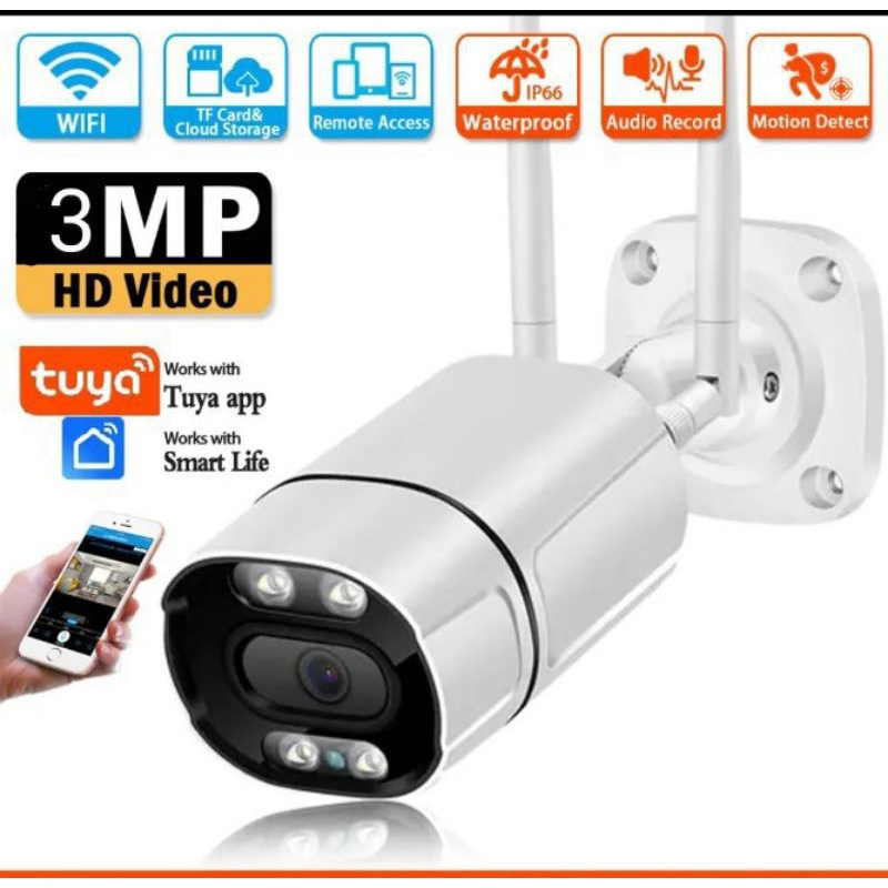 Ai smart camera WiFi full HD กล้องไวไฟดูผ่านมือถือ แอพ smart life Tuya ...