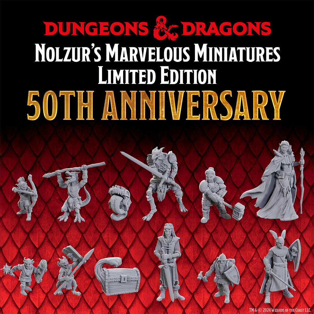 D&D : Nolzur's Marvelous Miniatures - 50th Anniversary Limited Edition ...