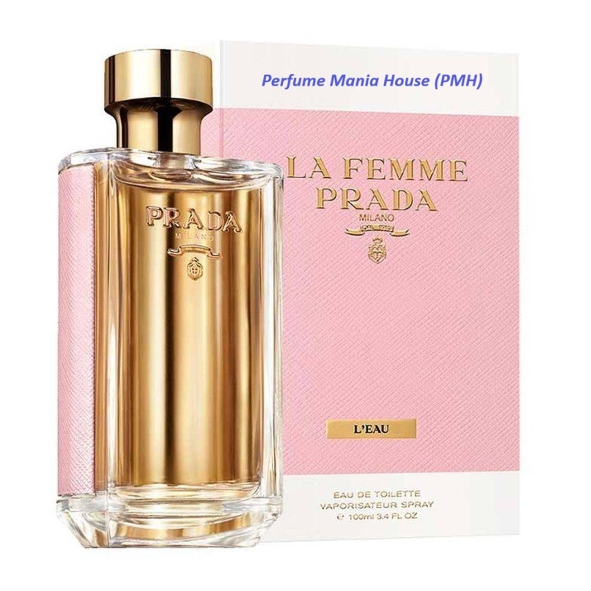 ของแท้!!! Prada La Femme L'Eau EDT for women 50ml & 100 ml ของใหม่ (พร้อมส่งค่ะ) | Shopee Thailand