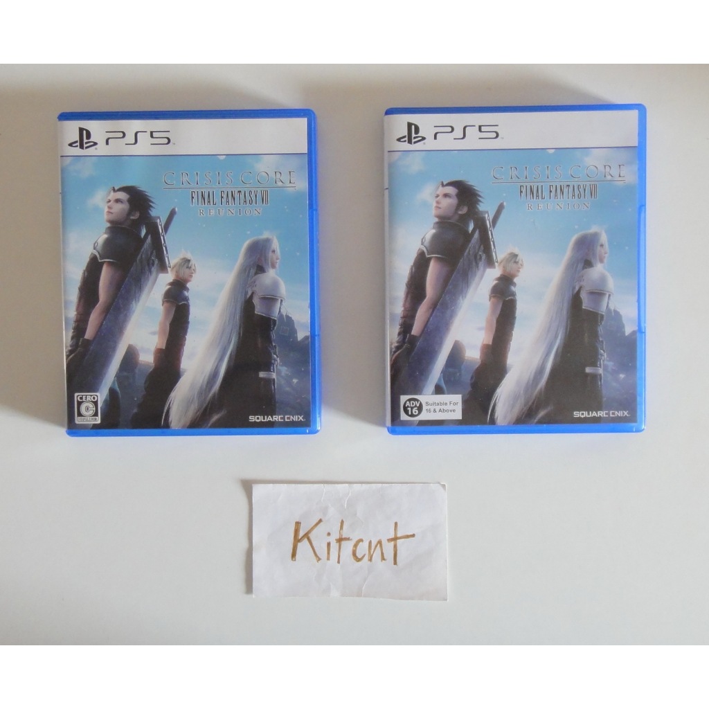 แผ่นเกมส์ PS5 FF VII Reunion Crisis Core Final Fantasy VII Reunion ...
