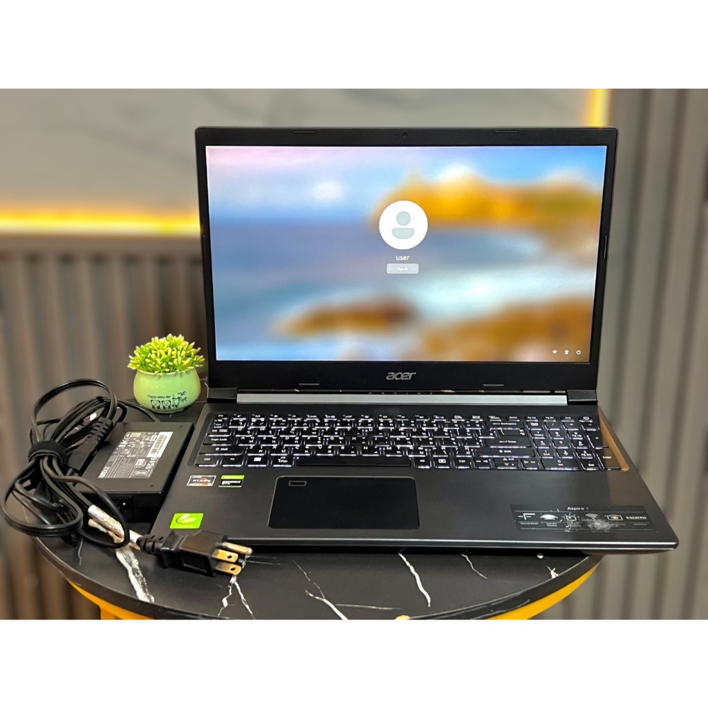 NOTEBOOK ACER Aspire 7 ( Ryzen 5 5500U พร้อม 512GB PCIe/NVMe SSD ) รุ่น ...