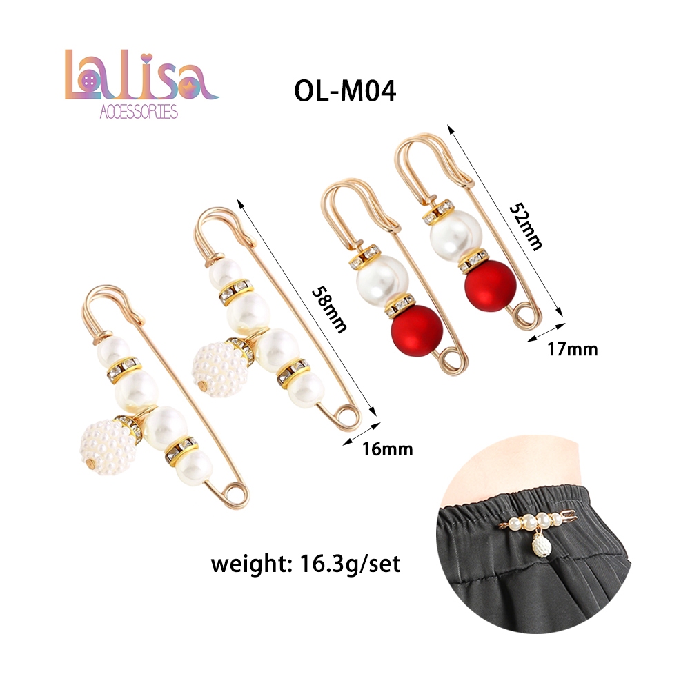 เข็มกลัดปรับขนาดเอว ปรับเอวกางเกง เข็มกลัดคนท้อง 4set Brooch OL-M04 | Shopee Thailand