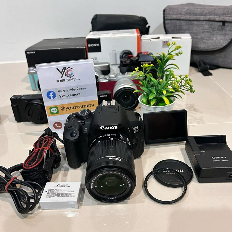 Canon 700d + Lens 18-55 (สภาพสวย พร้อมส่งจ้า) | Shopee Thailand