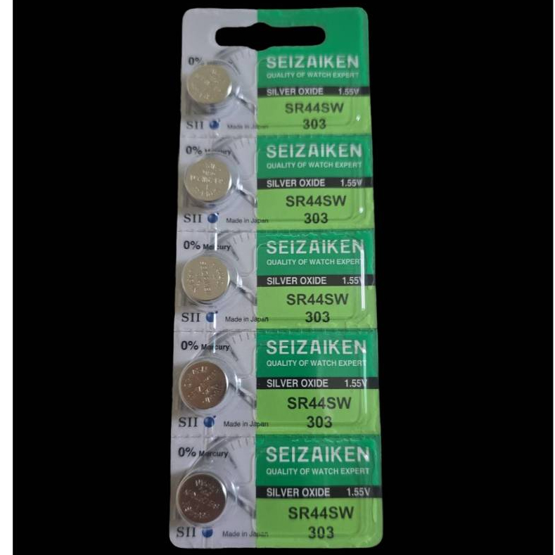 ถ่านกระดุม SEIZAIKEN SR44SW หรือ เบอร์ 303 1.55V | Shopee Thailand