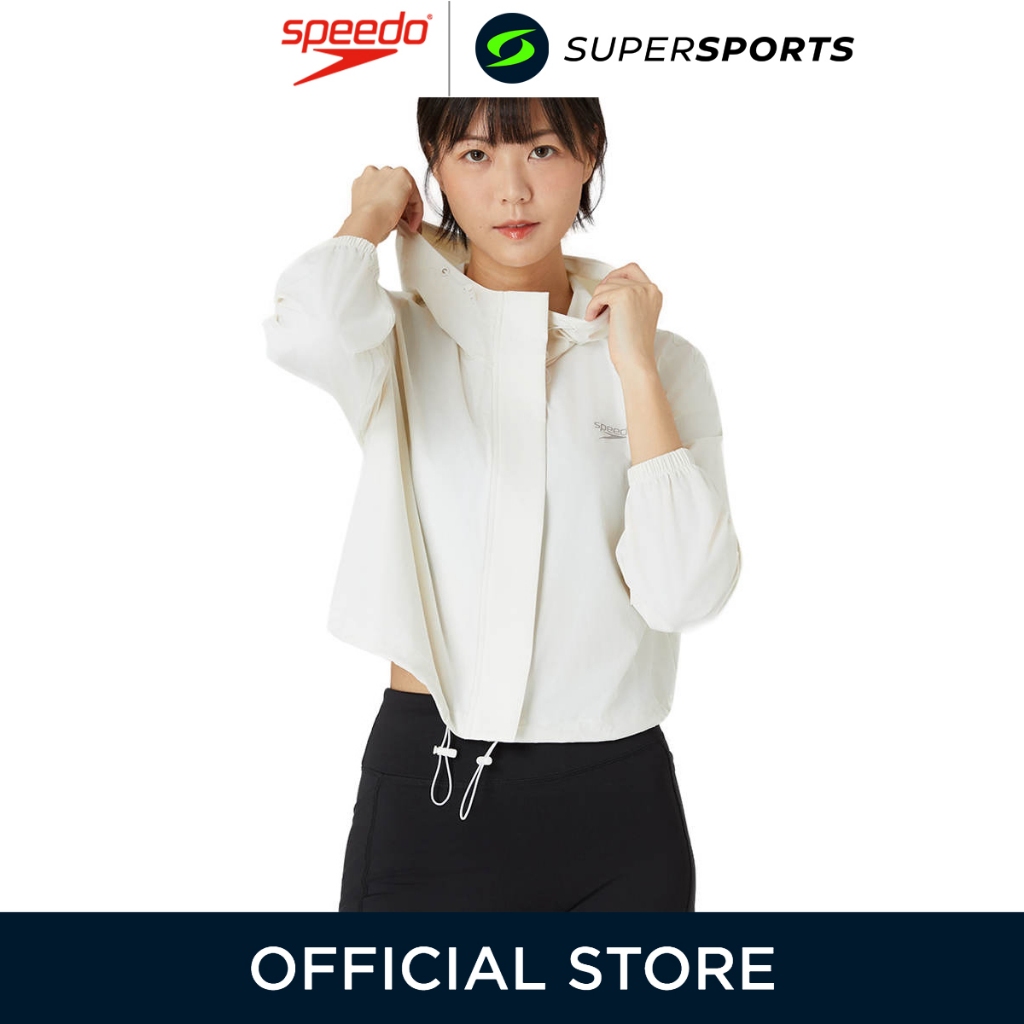 SPEEDO Crop Zip Long Sleeve เสื้อแจ็คเก็ตผู้หญิง | Shopee Thailand