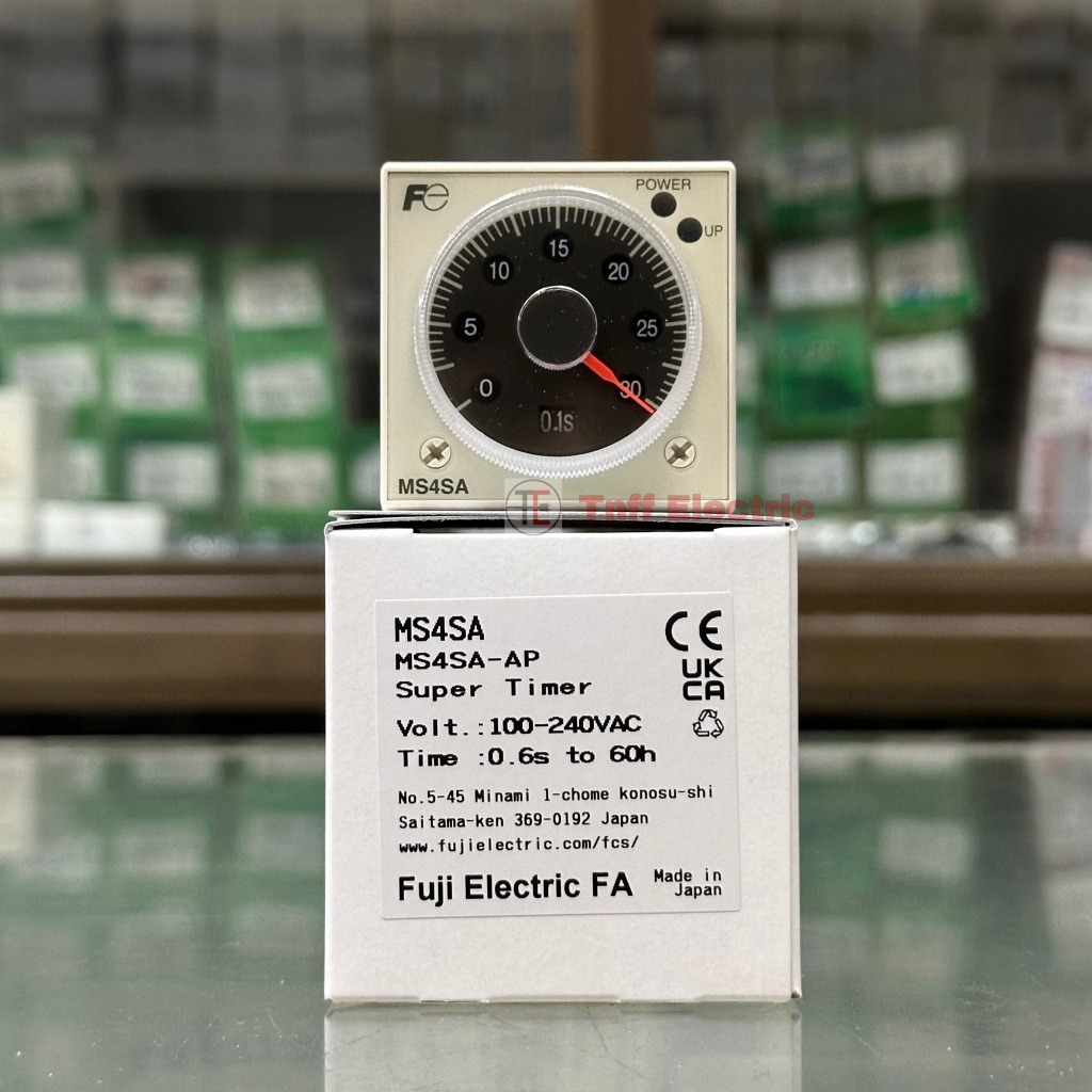 Fuji Electric MS4SA MS4SA-AP 100-240VAC ซุปเปอร์ไทม์เมอร์ (เลือกพร้อม ...