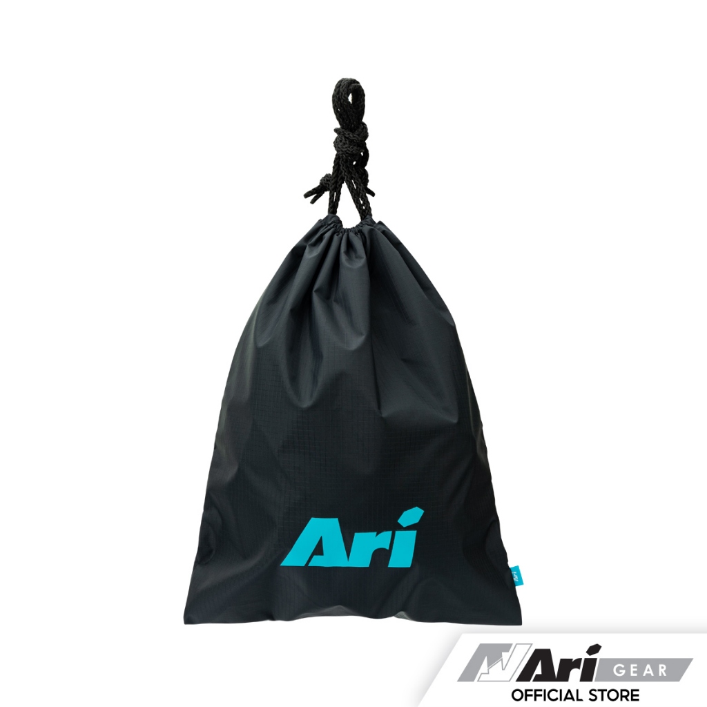 ARI RUNNING SHOE SACK - BLACK/BLUE กระเป๋า SHOE SACK อาริ สีดำ | Shopee Thailand