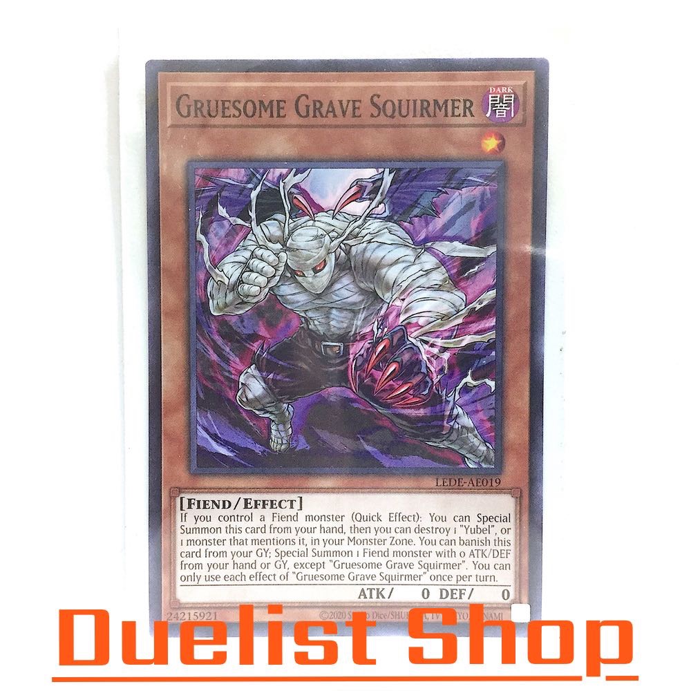 Gruesome Grave Squirmer (N) Monster Dark Level1 [Fiend/Effect] ชุด LEDE-AE019 การ์ดยูกิโอ (Yu-Gi ...