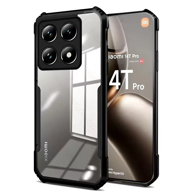 Mi 14T/Mi14T Proตรงรุ่น(พร้อมส่งในไทย)เคสกันกระแทกขอบสีหลังใสXiaomi 14T ...