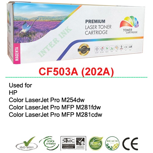 ตลับหมึก CF503A (202A) สีแดง Compatible | Shopee Thailand