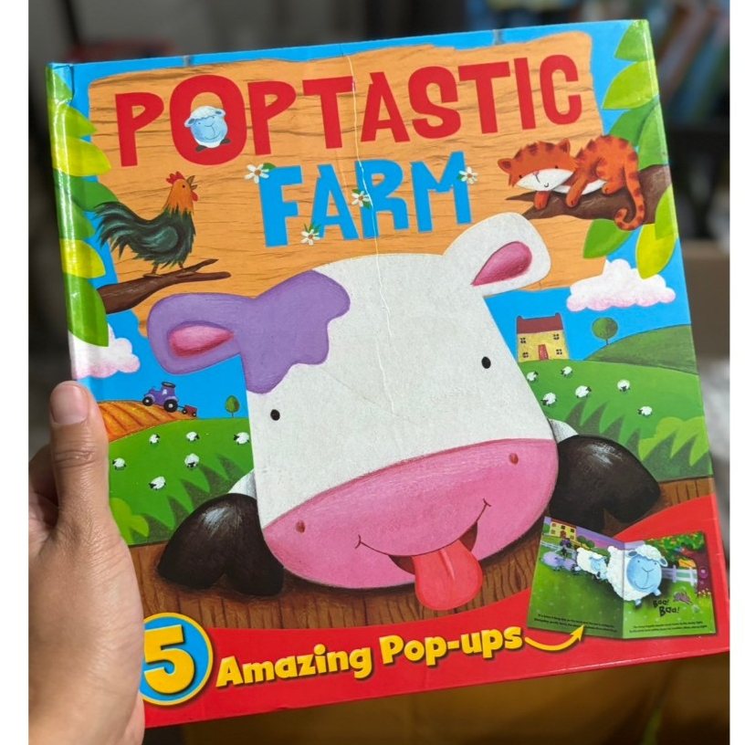BBW หนังสือ Pop-Tastic Books: Poptastic Farm หนังสือ Pop-Up 3D | Shopee ...