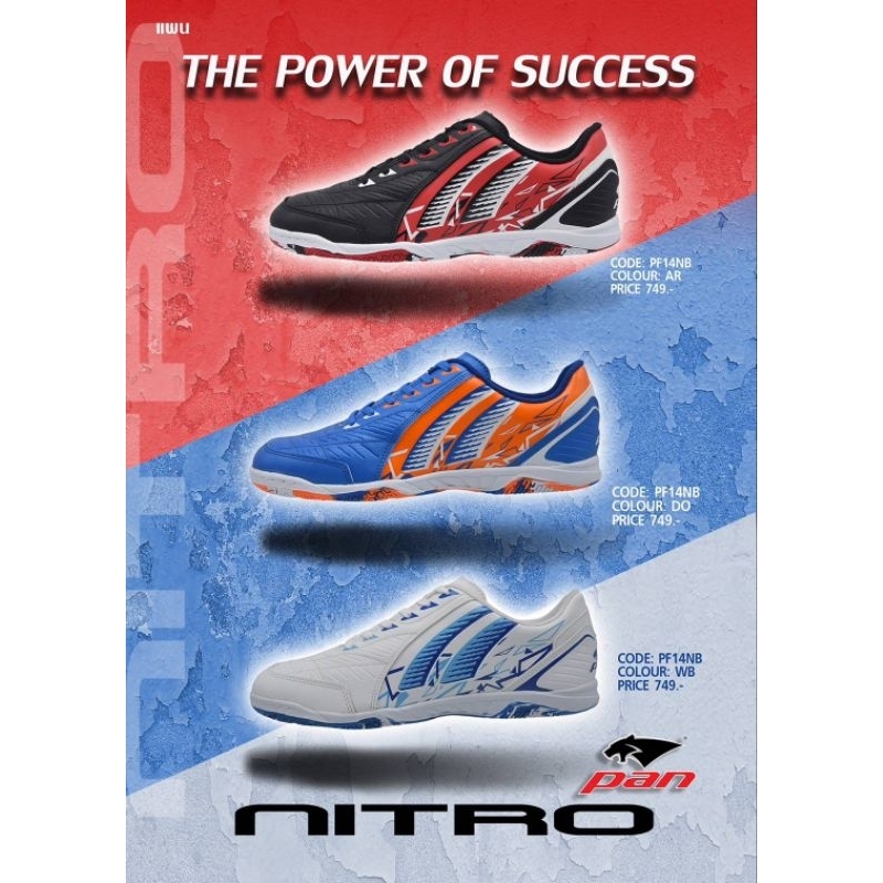 รองเท้าฟุตซอลแพน Pan NITRO | Shopee Thailand