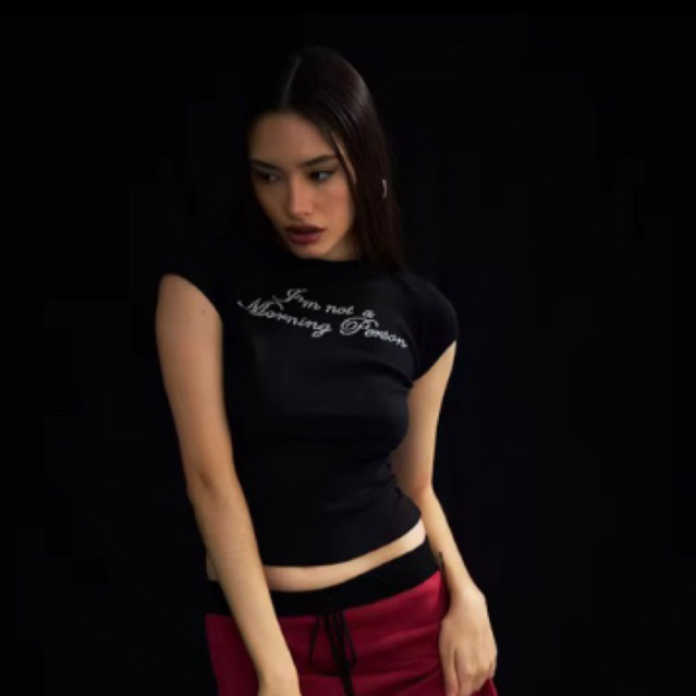 ของใหม่ IMNOTAMORNINGPERSON - IMNOT BASIC SOFT TEE | Shopee Thailand