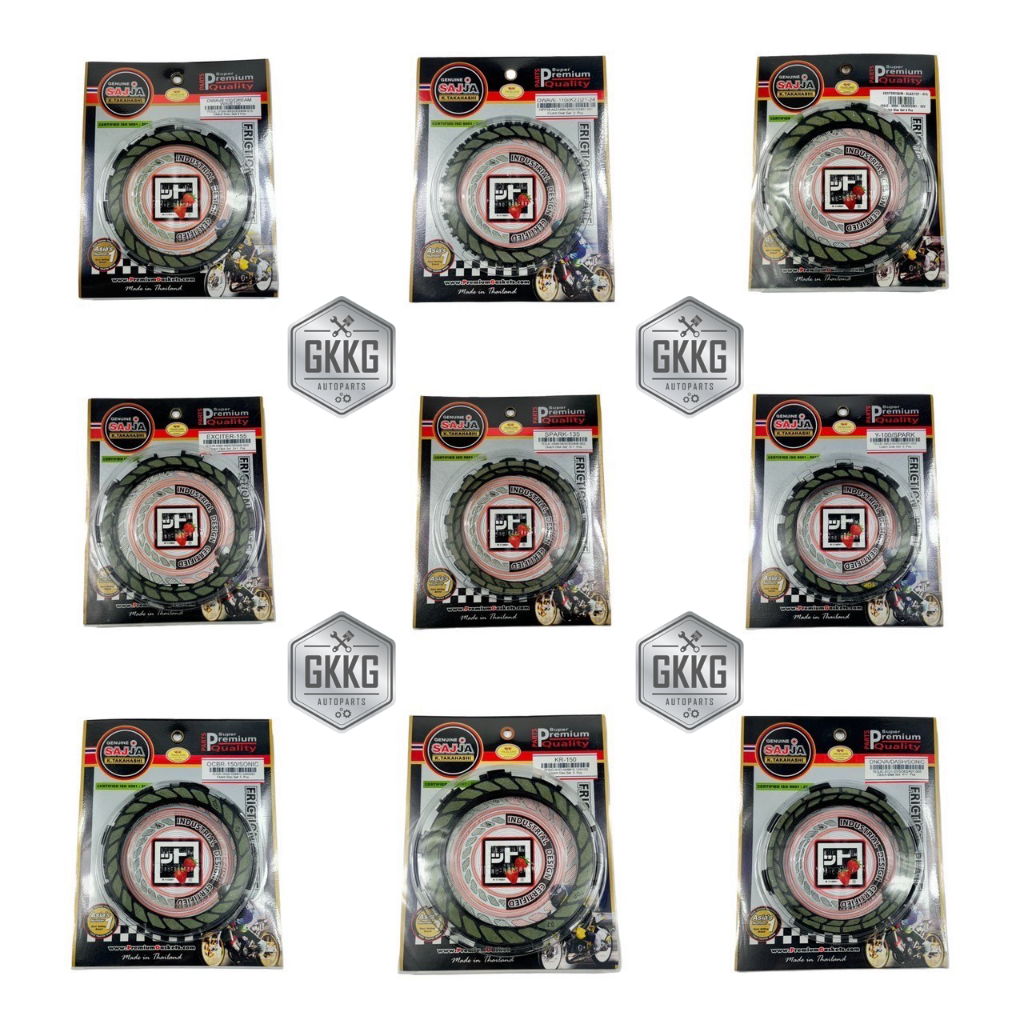 แผ่นคลัทช์ สตอเบอรี่ W100,W125,W110I,MSX,CBR150,NOVA,DASH,VR150,NSR150,KR150,Y100,SPARK135,R15,M ...