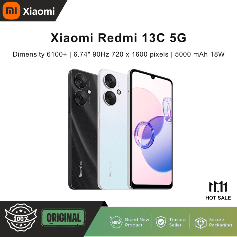 [Global Rom] Xiaomi Redmi 13C 5G Phone | Dimensity 6100+ | 6.74" 90Hz ...