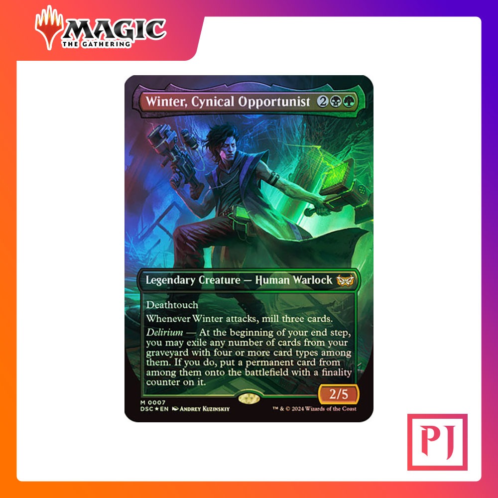 [MTG] Winter, Cynical Opportunist (Borderless) [DSC] [MULTI] [MYTHIC ...