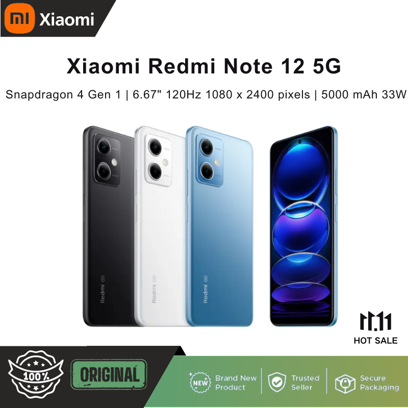 [Global Rom] Xiaomi Redmi Note 12 5G | Snapdragon 4 Gen 1 | 6.67" 120Hz ...