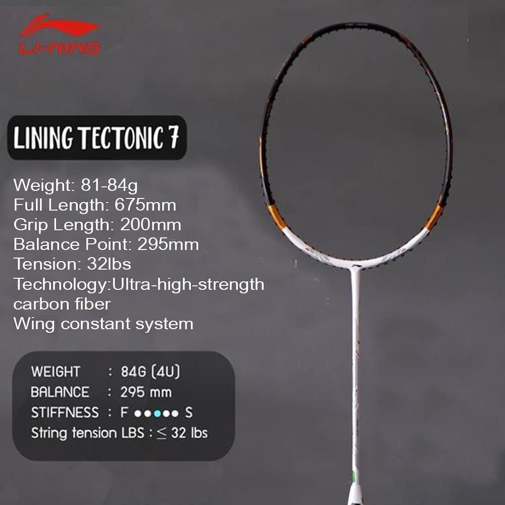 Li-Ning Tectonic 7 (4U/G5) ไม้แบดมินตัน (สินค้าลิขสิทธิ์แท้ 100% ...