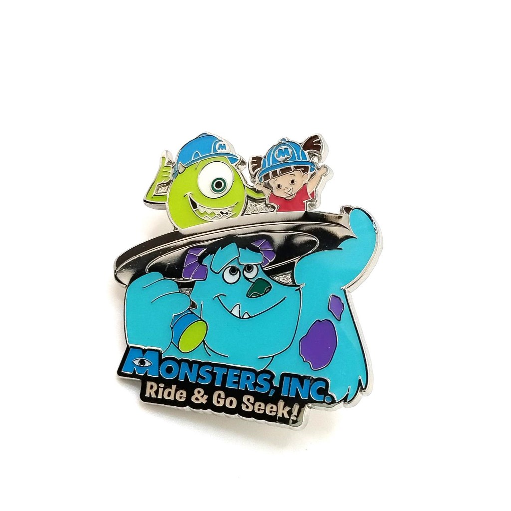 เข็มกลัดเหล็ก Sally Mike Wazowski Monster Inc. Disney Pixar Brooch ...
