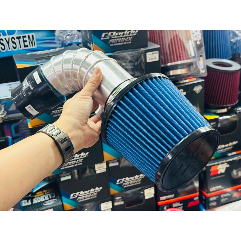 ชุดท่อ กรองเปลือย prorace civic fd fb fc R18 racing air filter เลือกหัว ...