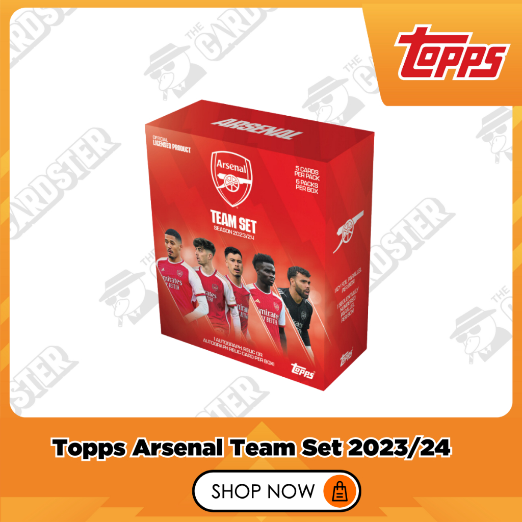 [พร้อมส่ง !!!] กล่องสุ่ม การ์ดบอล 2023-24 Topps Arsenal Team Set ...