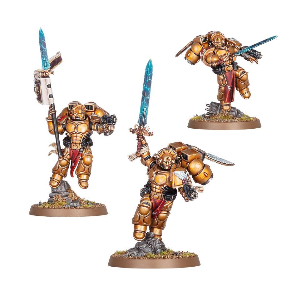 Warhammer 40k : Blood Angels : Sanguinary Guard | Shopee Thailand