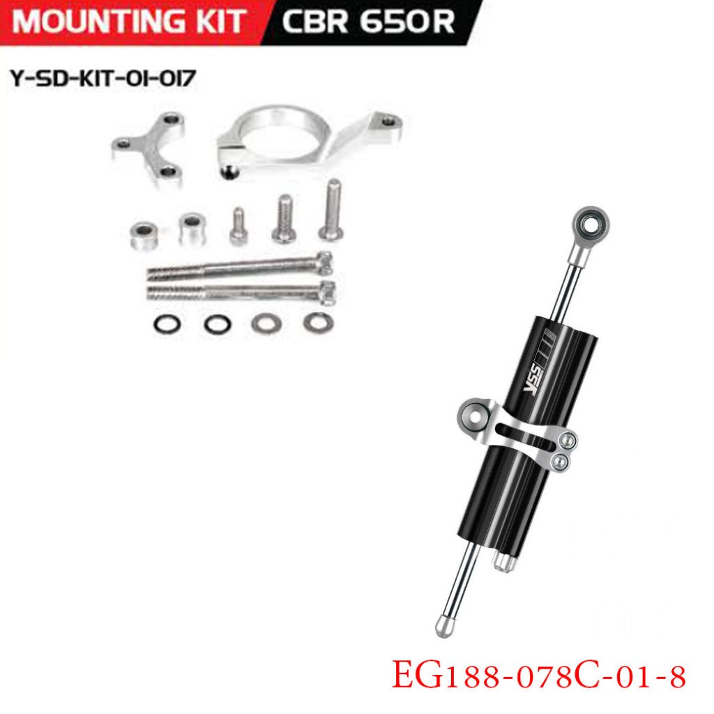 YSS ขาจับ / กันสะบัด STEERING DAMPER CLAMP SET สำหรับ CBR650R '19 ...