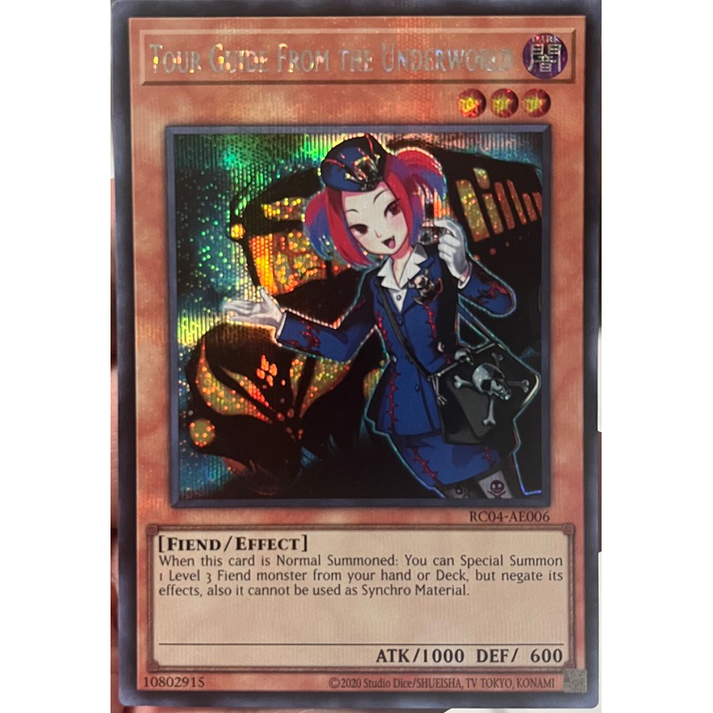 Yugioh Asia-Eng [RC04-AE006] Tour Guide From the Underworld (Secret Rare) การ์ดเกมยูกิแท้ถูก ...
