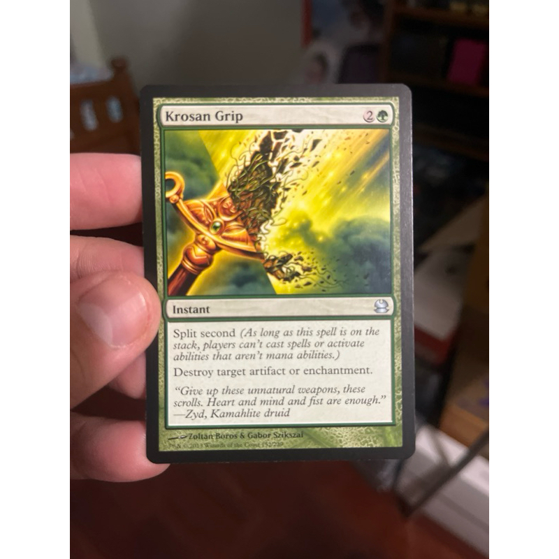 การ์ด MTG Krosan Grip Green Magic the Gathering EDH รุ่น MM1 สภาพ Nm ...