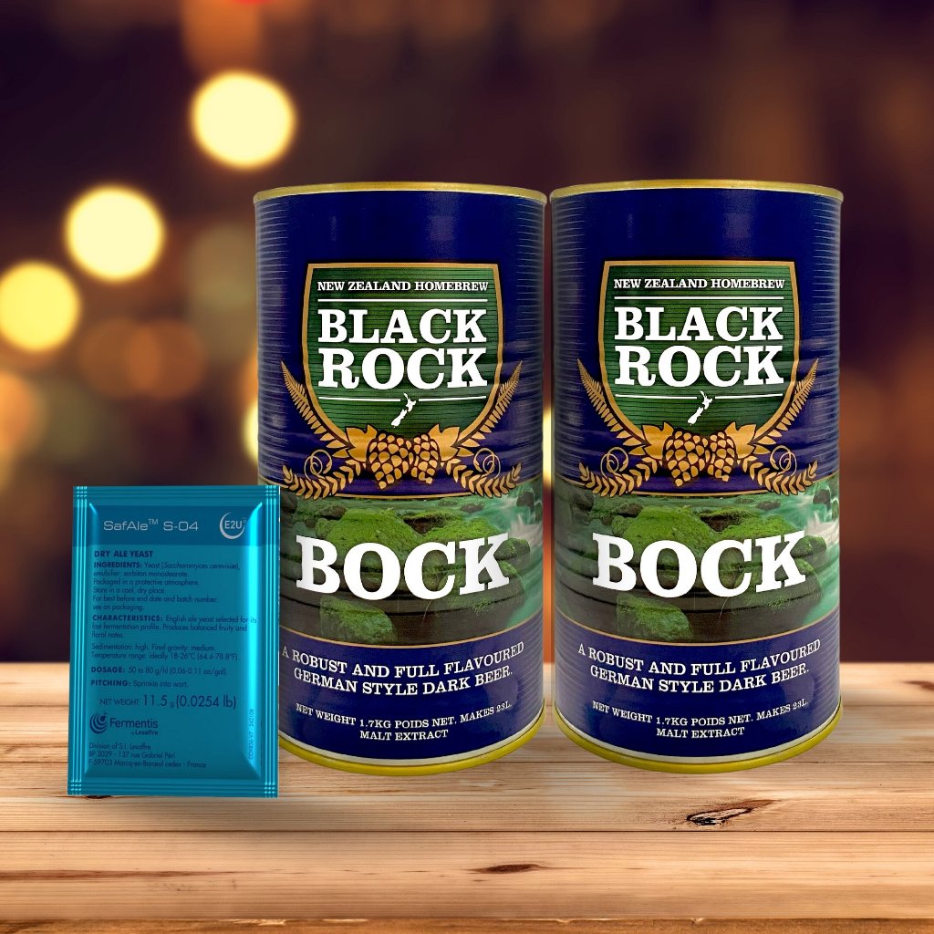 ชุดวัตถุดิบทำเบียร์ Black Rock Bock ไม่ต้องต้ม (นำเข้าจาก NZ) | Shopee ...