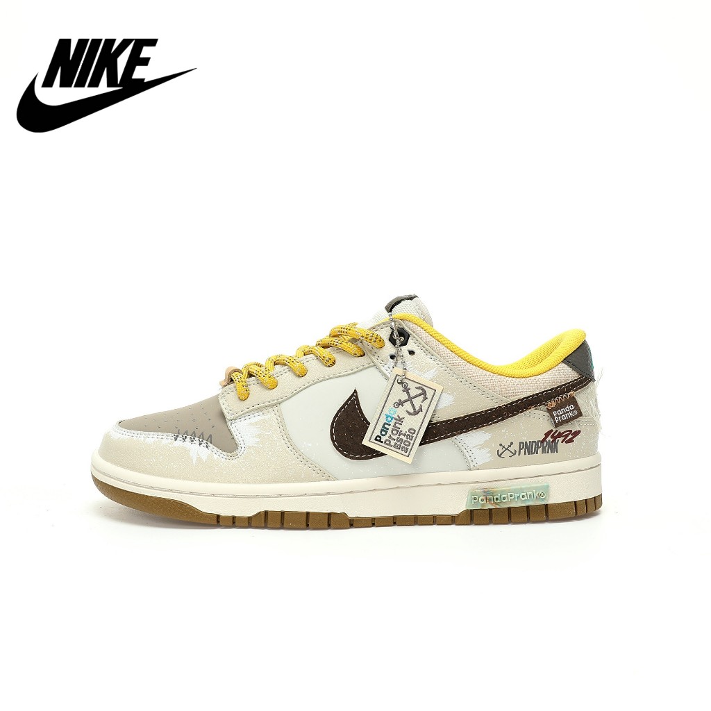 Nike Dunk Low Panda Prank Men's Low-top Casual Shoes รองเท้าผ้าใบผู้ชาย ...