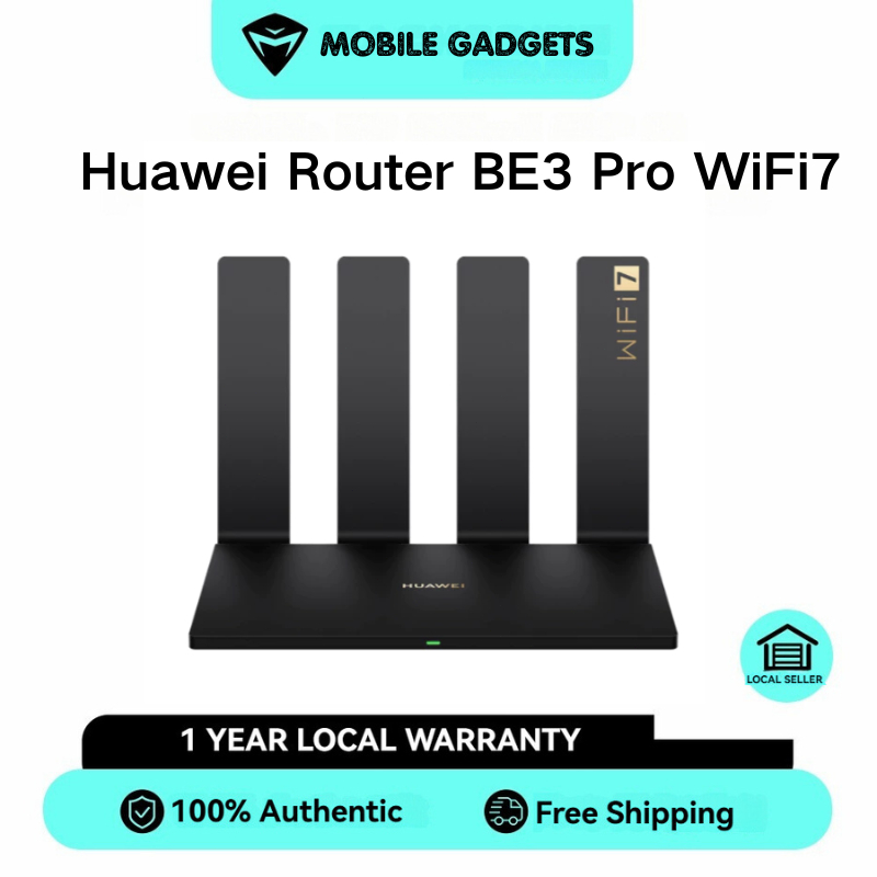 WiFi7 Huawei Router BE3 Pro WiFi7 Router Network Signal Repeater WiFi 7 3600Mbps 2.4GHz/5GHz ...