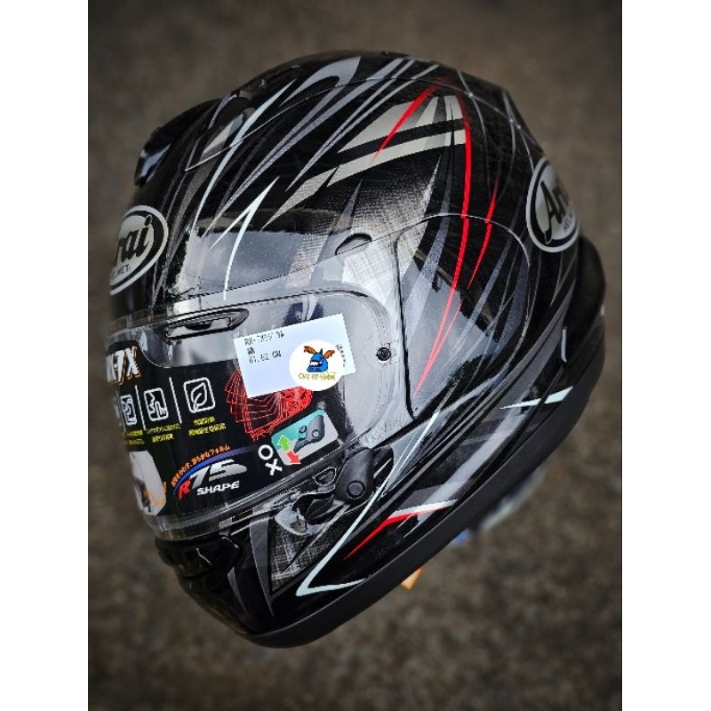 หมวกกันน็อคเต็มใบ Arai RX-7X Radical Black🌒 ของแท้100% จากผู้ผลิต Japan ...
