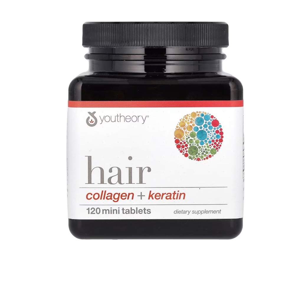 Youtheory Collagen Hair + keratin Tablets - 120ct | Shopee Thailand