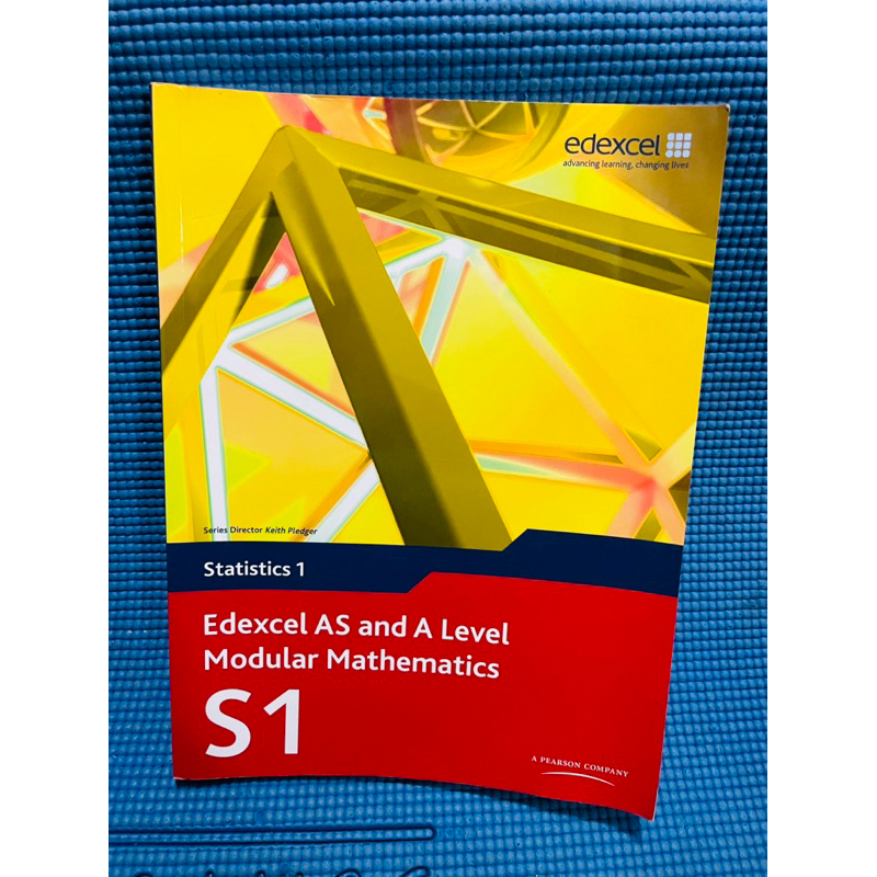 Edexcel AS and A Level Modular Mathematics S1 Pearson+cd 💥เขียนชื่อ 1 จุด | Shopee Thailand