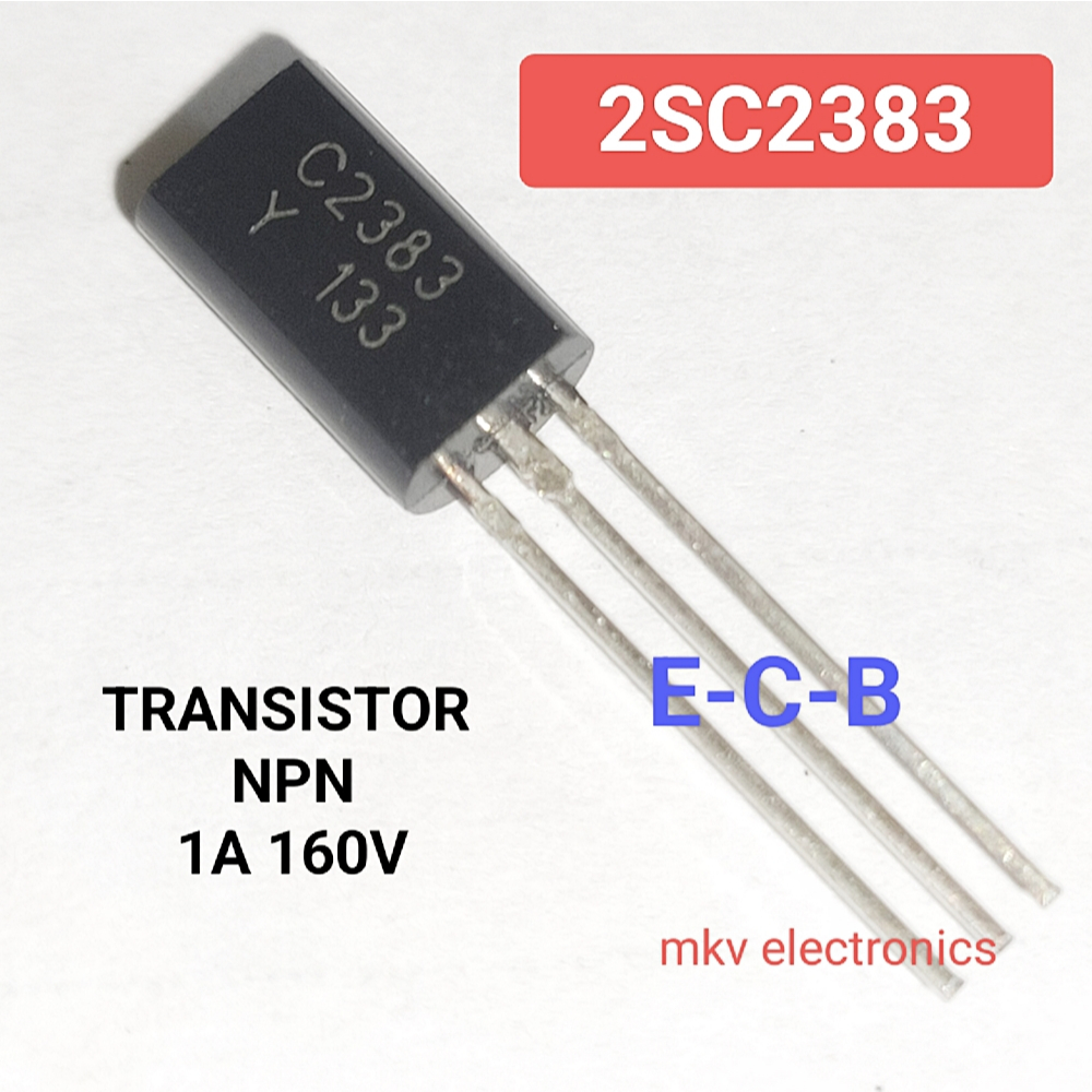 (5ตัว) C2383 , 2SC2383 TRASISTOR ของแท้ ทรานซิสเตอร์ NPN 1A 160V TO-92MOD (รหัสสินค้า M00935 ...