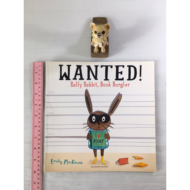 wanted Ralfy Rabbit, Book Burglar By Emily Mackenzie หนังสือภาษาอังกฤษ ...