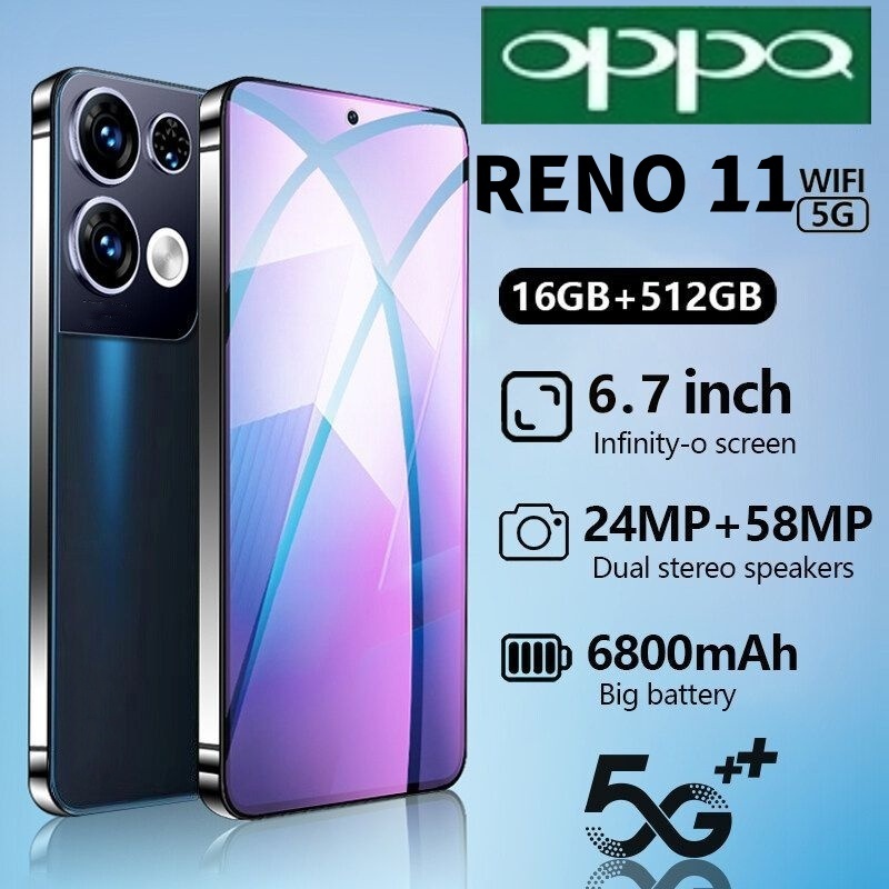 [COD]OPP0 HP Reno11 Pro 5Gสมาร์ทโฟนแบรนด์ใหม่ที่เป็นต้นฉบับ 6.7 นิ้ว ...
