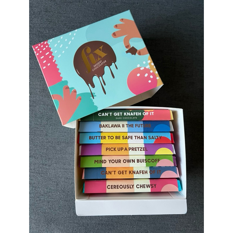 Fix Chocolate Gift Box of 7ven : ช็อกโกแลตดูไบ ชุดเซ็ท 7 ชิ้นครบรส😍🍫 ...