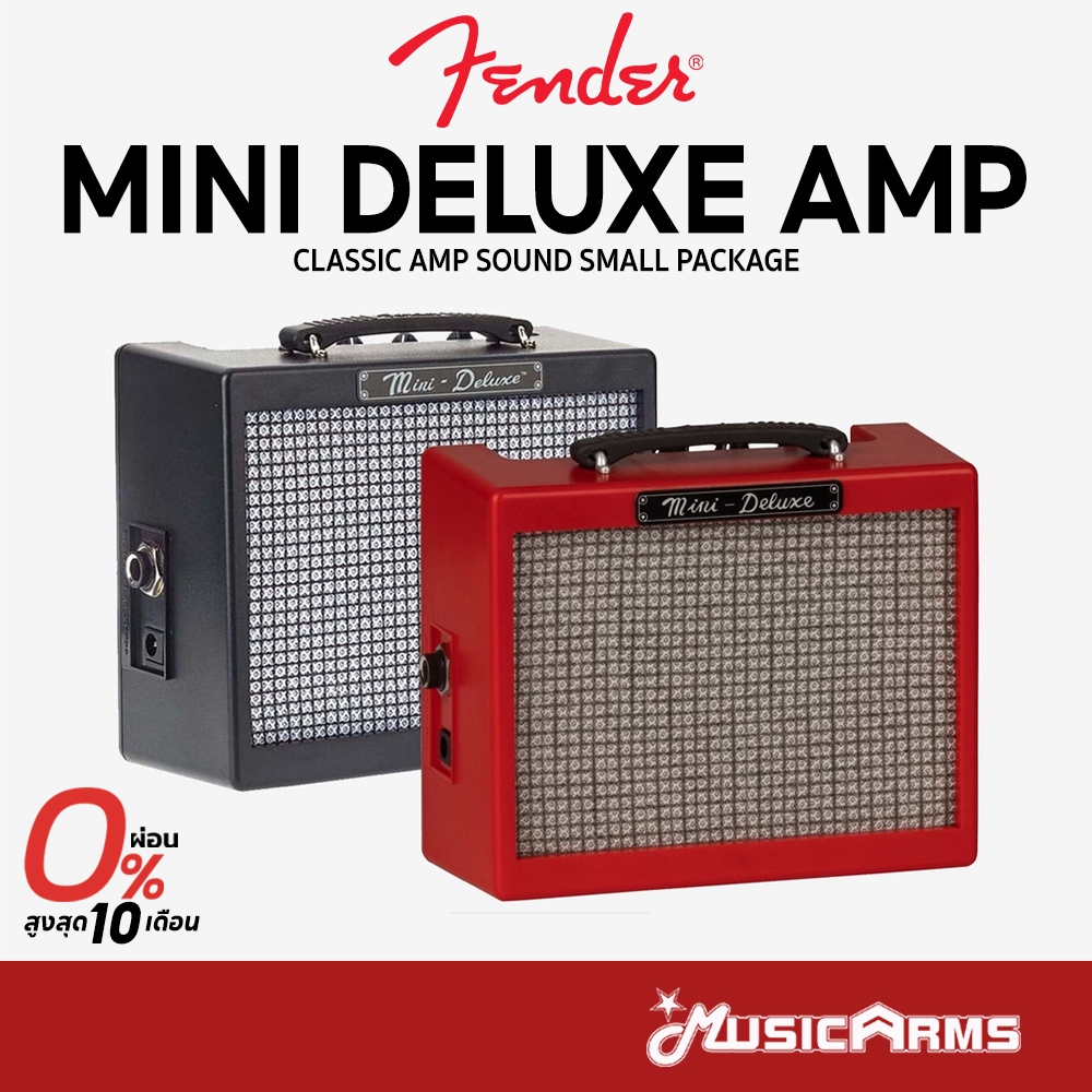 Fender Mini Deluxe Amp แอมป์กีตาร์ไฟฟ้า Electric Guitar Amplifier รับ ...