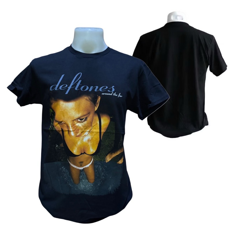 เสื้อวง DEFTONES T-SHIRT ลาย AROUND THE FUR 2022 ลิขสิทธิ์ของแท้ EU ...