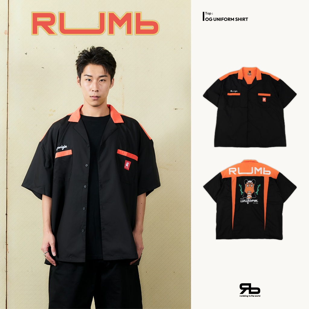 RUMb - เสื้อเชิ้ต เเขนสั้น รุ่น OG UNIFORM SHIRT | Shopee Thailand
