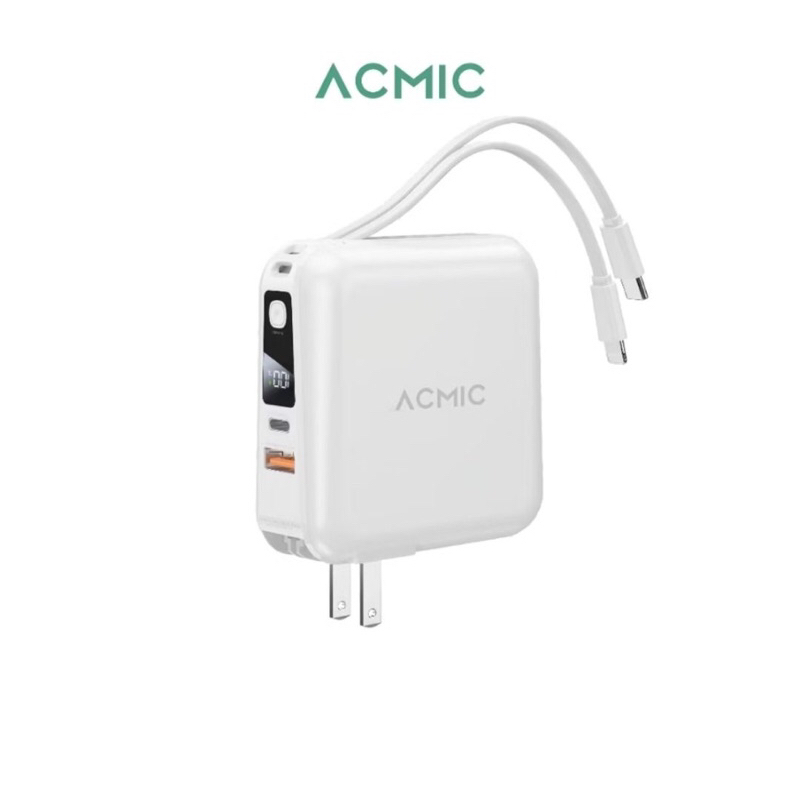 ACMIC powerbank 15000mAh สีขาว ของแท้ ของใหม่ | Shopee Thailand
