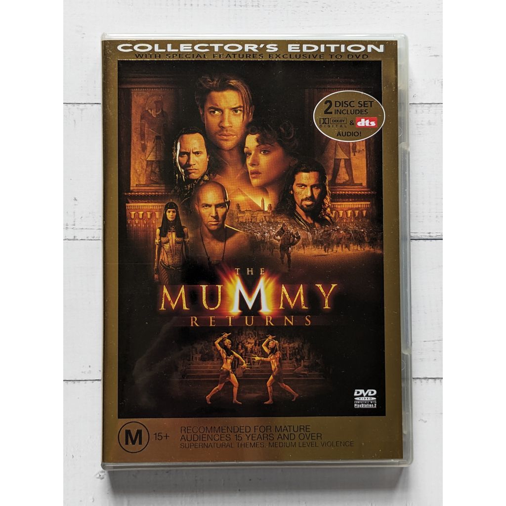 DVD ดีวีดี The Mummy Returns Widescreen Zone 4 เสียง DTS ไม่มีซับไทย ...