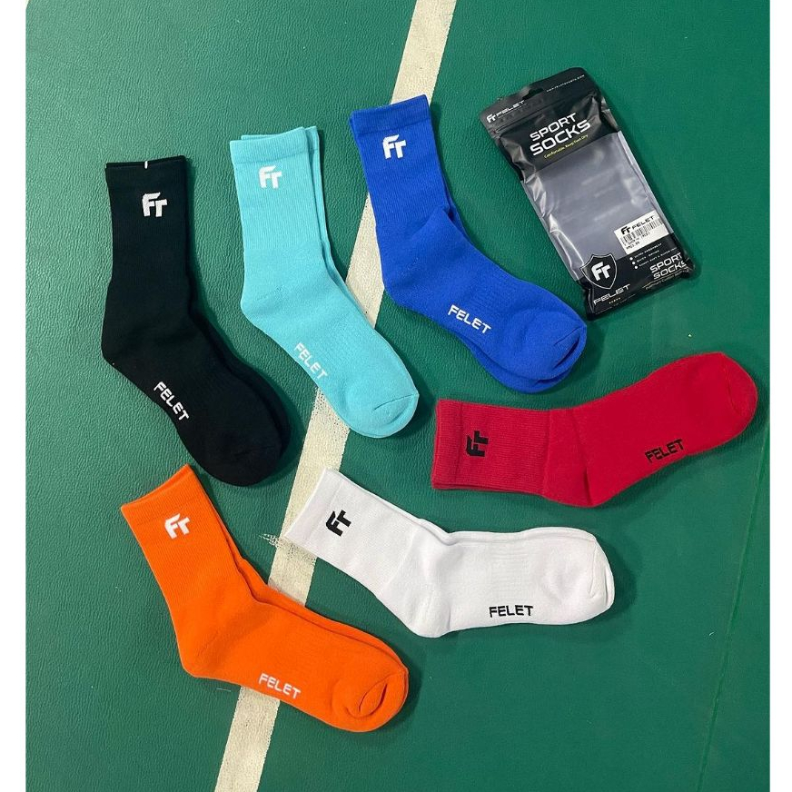 FELET TOURNAMENT SOCKS ถุงเท้ากีฬา , ถุงเท้าแบดมินตัน (สินค้าลิขสิทธิ์ ...