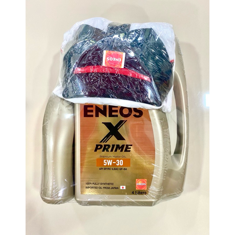 ENEOS X PRIME 5W-30 Premium Fully Synthetic นำเข้าจากประเทศญี่ปุ่น 5 ลิตร+เสื้อ | Shopee Thailand
