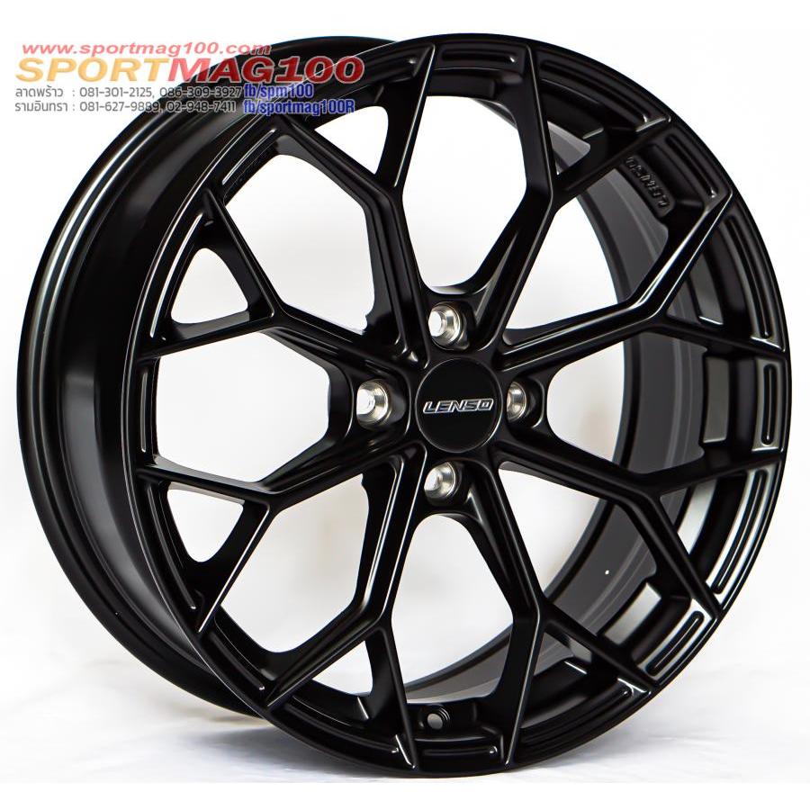 ล้อแม็กซ์ Lenso J1B สีดำด้าน 7-17นื้ว 4รู100 ET35 [21596] | Shopee Thailand