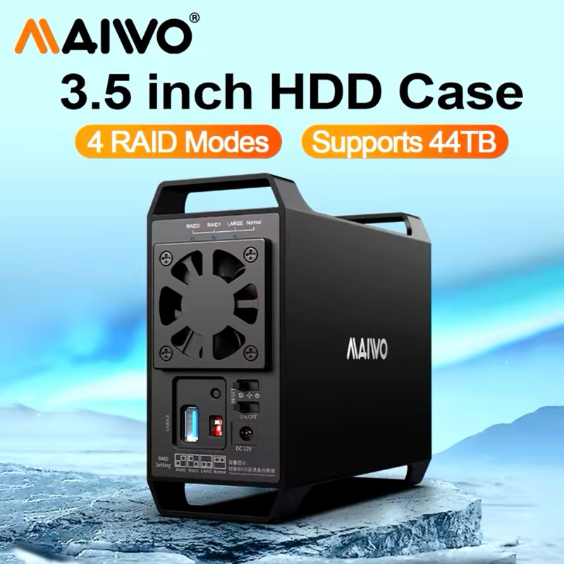 กล่องฮาร์ดดิสก์ RAID Array Usb 3.0 3.5 นิ้ว | Shopee Thailand