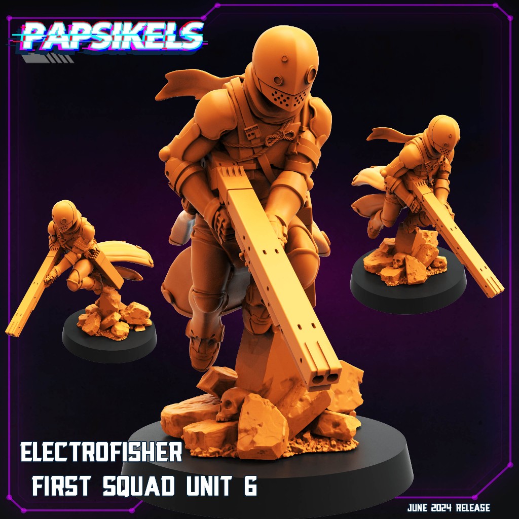 Electrofisher First Squad Unit [6] - Blame - Humanoid Human / 32mm ...